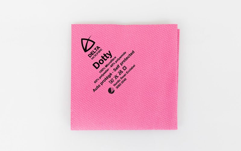 Lavette Dotty auto-protégée - rose - Delta Microfibre matériel de ...